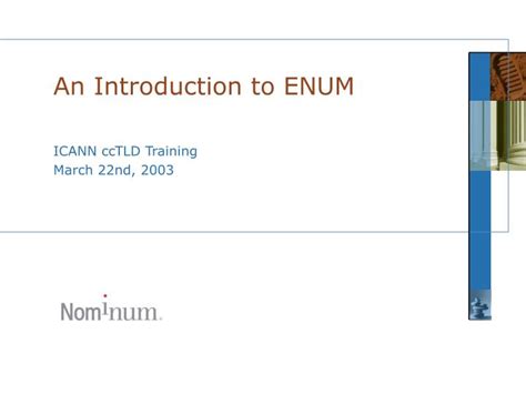 PPT - An Introduction to ENUM PowerPoint Presentation, free download ...