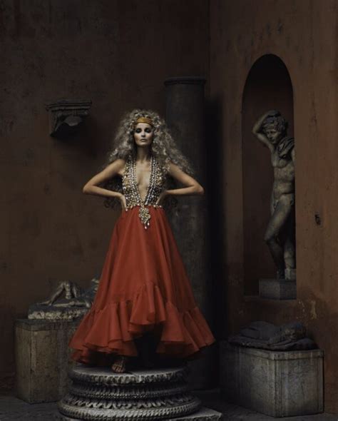 Samantha Jones In Red Dress Rome 1969 Ormond Gigli Gadcollection