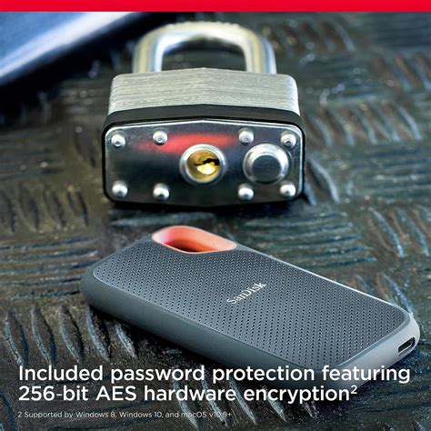Ideal 🔒 Secure Your Data With Sandisk Extreme Ssd 256 Bit Aes Encryption And Password