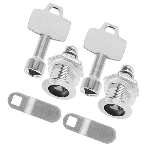 raindrops 2 set cam lock with triangle socket key triangular keyhole