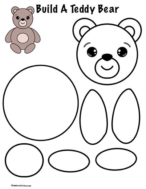 Teddy Bear Template Free Printable Free Printable