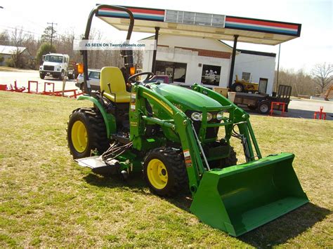 John Deere 2320 4x4 Loader Tractor With Mower Deck