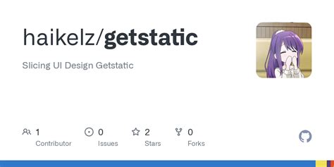 GitHub Haikelz Getstatic Slicing UI Design Getstatic