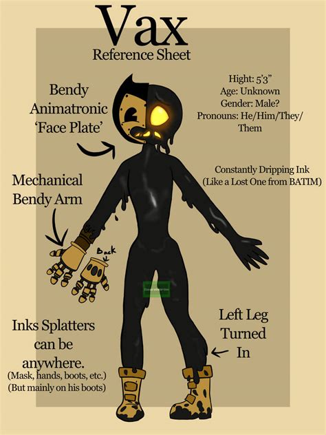 Vax Reference Sheet Batim Oc By Emeraldbrine On Deviantart