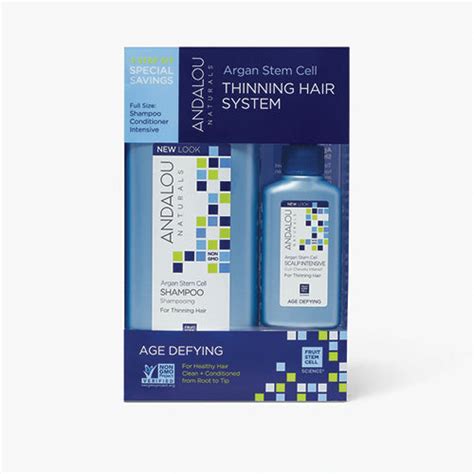 Andalou Argan Stem Cell Age Defying Hair Care Healthy Options