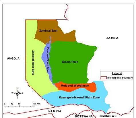 Cc Vulnerability And Livelihood Zone Map Of Western Zambia Download