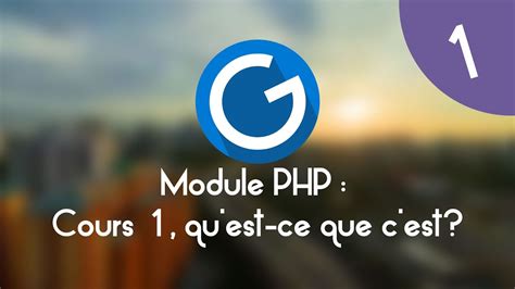 Formation IMM Module PHP Cours Tuto Le PHP Qu Est Ce Que C Est YouTube