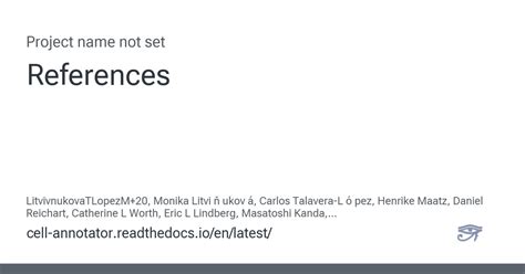 References — Cell Annotator