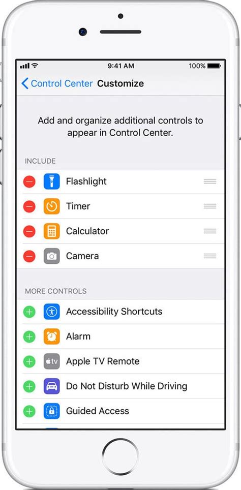 How To Customize And Use The Ios 11 Control Center