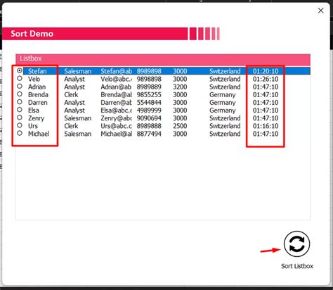 So Sortieren Sie Die Listbox In Einem Userform Mit Vba In Excel Excel Hilfech
