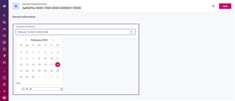 metadata property references ataccama one