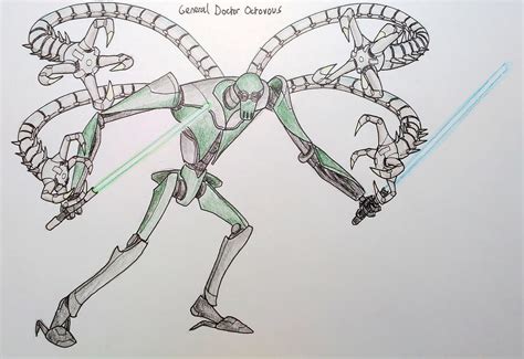 General Grevous And Doctor Octopus Fusion Request By L0lm4tt On Deviantart