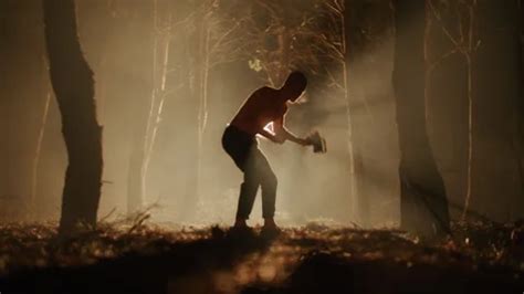 Shirtless Man Digging A Grave With A Sho Stock Video Pond5