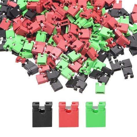 1set 2 54mm Pin Header Jumper Cap Short Circuit Connection Cap Mini Micro Jumper Bridge Plug