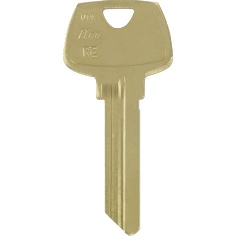 Hillman Nickel 244 Sargent Brass Houseentry Key Blank In The Key