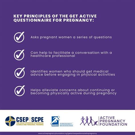 New Physical Activity Pre Screening Questionnaire For Pregnancy In Uk