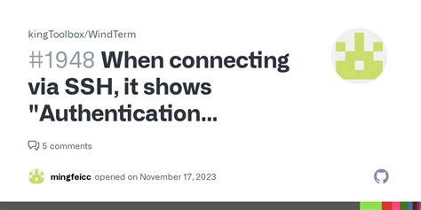 When Connecting Via Ssh It Shows Authentication Denied But Other
