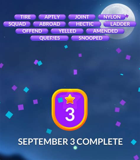 Word Stacks September 3 2023 Daily Puzzle Answers