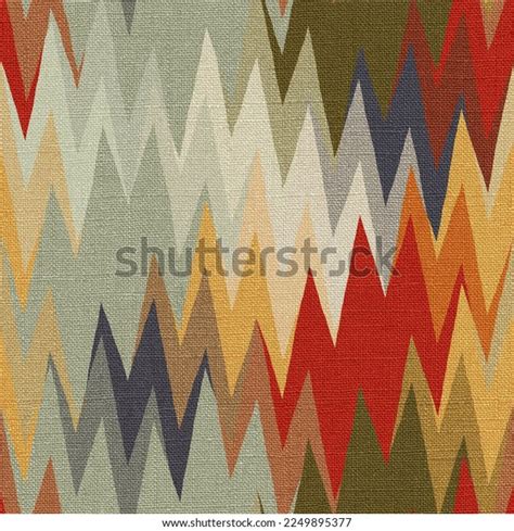 Rug Seamless Texture Zig Zag Pattern Stock Illustration Shutterstock