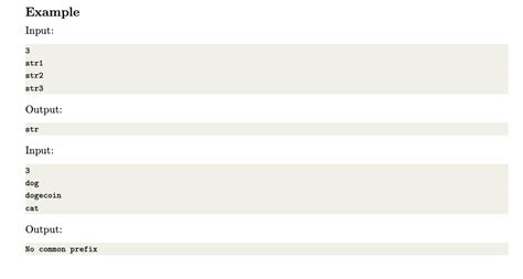 Solved Longest Common Prefix Longest Common Prefix For A Chegg