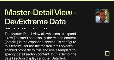 Master Detail View Devextreme Data Grid Forked Codesandbox