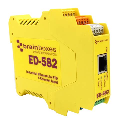 Product Launch New Industrial Ethernet To RTD Remote IO Module Brainboxes