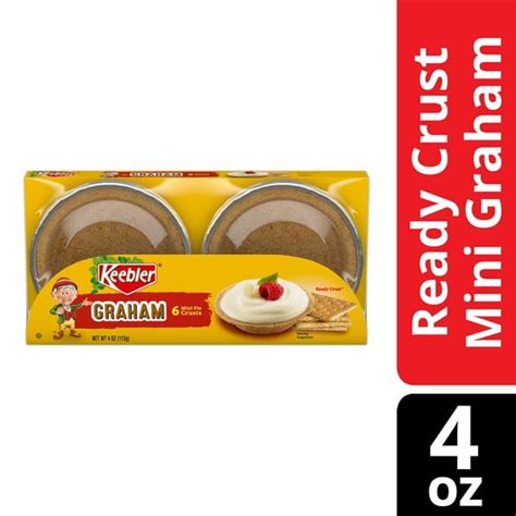 Keebler Ready Crust Mini Graham Cracker Pie Crusts Premade Pie Crusts