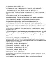 How To Download Sakila DB And Perform Various Updates And Course Hero