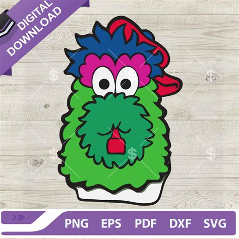 Phillie Phanatic Kleurplaat Phillie Phanatic Svg Phanatic Fan Face