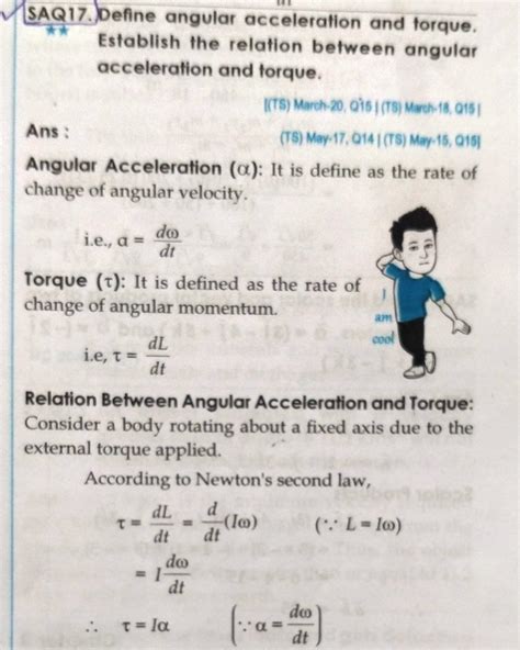 Relationship Between Angular Acceleration And Torque At Jo Perez Blog