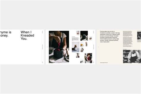 Cookbook Strong Typography Brochure Template Indesign Templates