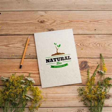 Plantable Notepads B6 With Wild Flower Seeds Covers Magic Trading