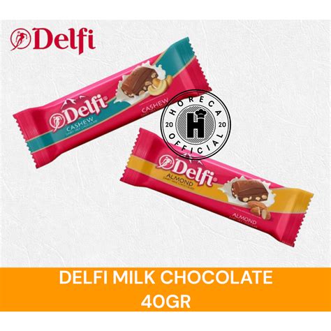 Jual Delfi Milk Chocolate Bar 40grdelfi Cokelat Batangan 40gr Shopee