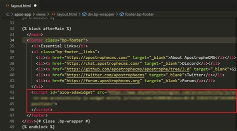 Apostrophe Cms Website Accessibility Widget Installation