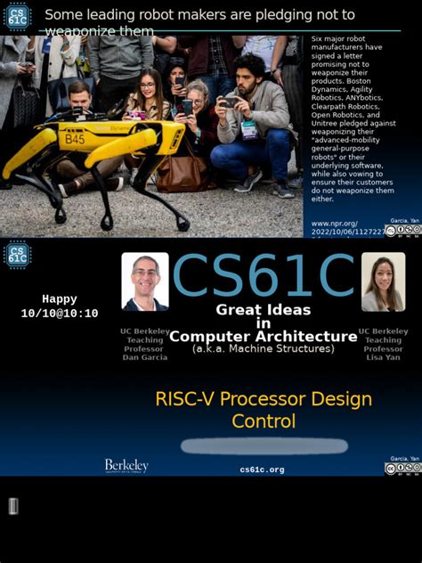Cs61c 2022fa L20 Control Pdf Central Processing Unit Read Only Memory