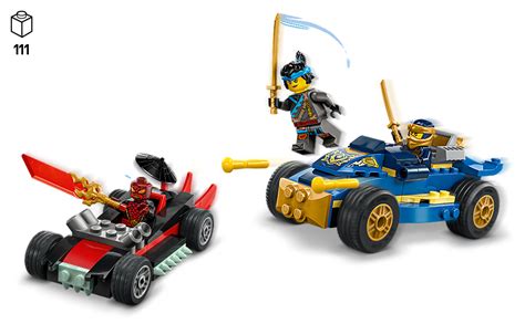 Lego® Ninjago® Rogue Vs Drix Race Car Duel 71840 Ninja Toy Playset