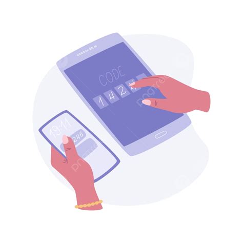 Two Factor Authentication Verification Isolated Cartoon Vector