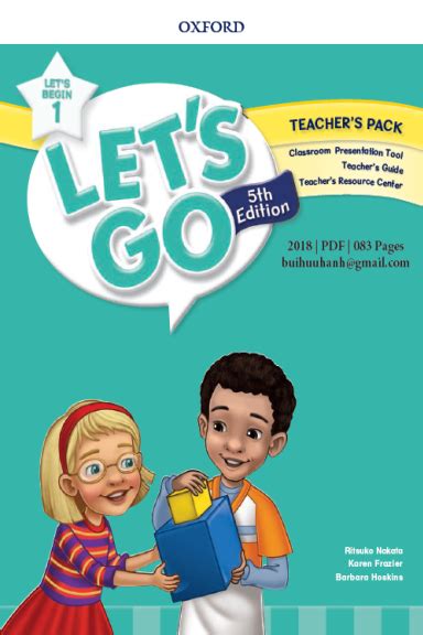 Oxford Let's Go Let's Begin 1-2-3-4-5-6 Teacher's Guide 5th Edition | Tủ Sách Học Ngoại Ngữ