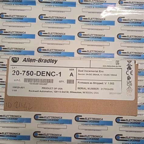 Elettronica Lucense Allen Bradley 20 750 Denc 1 Dual Incremental Encoder Module Rockwell