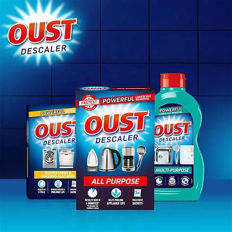 4 X Oust All Purpose Descaler For Irons Kettles Toilet Bowls Coffee