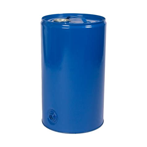 25l Blue Tight Head Steel Drum With Body Bung Secure Industrial