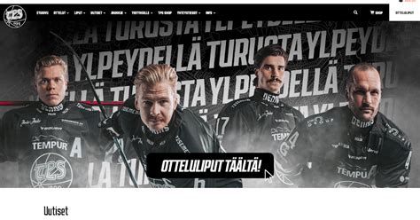 HC TPS N Verkkosivut Ovat Uudistuneet TPS