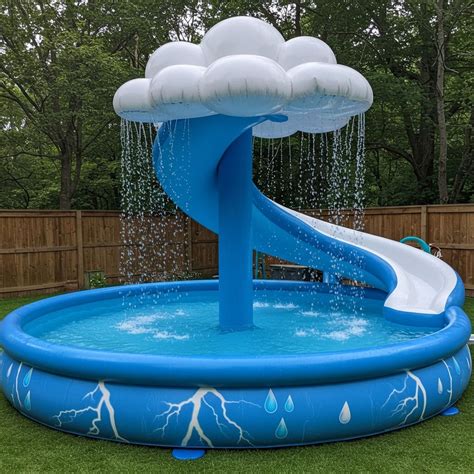 Fun Inflatable Cloud Pool Progetti Idee Deco Piscine