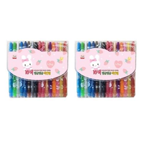 16색 뱅글뱅글 돌돌이 색연필 핑크 2입 믿고 사는 즐거움 Ssg Com