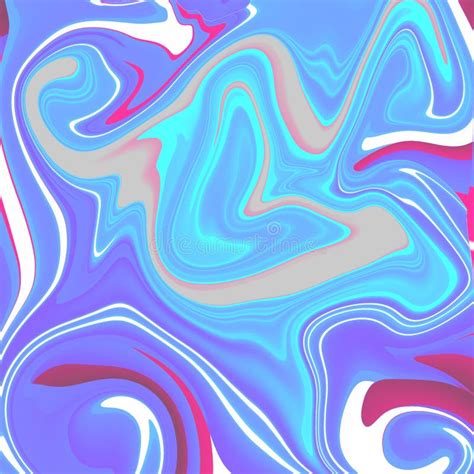 Attractive Multi Colored Liquid Abstract Background Vector Stock