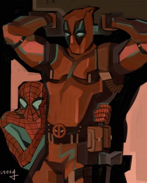 Spideypool Spiderman X Deadpool By Wiltart Ig Spideypool Spideypool Comic Deadpool And