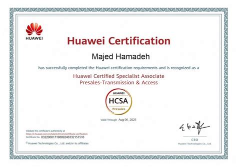 Majed Hamadeh Msc On Linkedin Huaweitechnologies Presales Presalesengineer