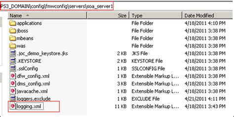 Soa Suite Loggingxml Oracle Technologies Primer