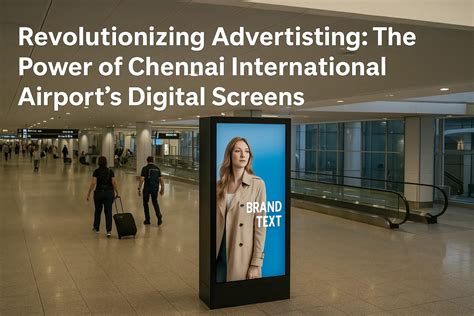 Revolutionizing Advertising The Power Of Chennai International Airports Digital Screens