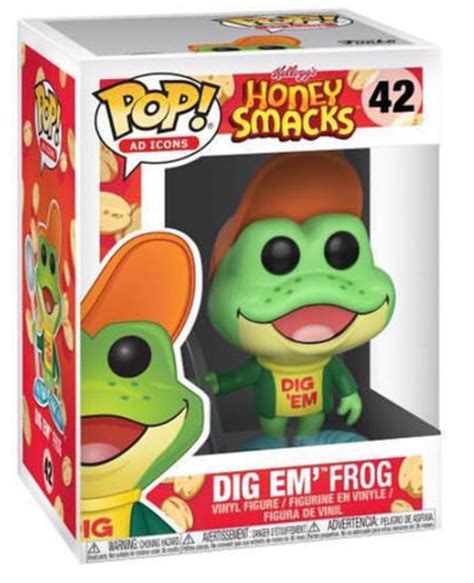 Funko Pop Ad Icons 42 Honey Smacks Dig Em Frog